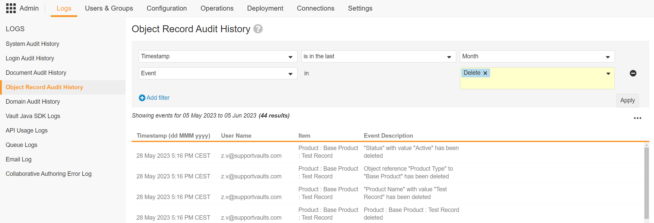 Creating, Updating & Deleting Object Records Using Vault Loader | Veeva ...